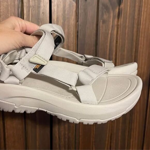 Teva | Shoes | Womens 7 Teva Sandals Platform Gray Straps | Poshmark